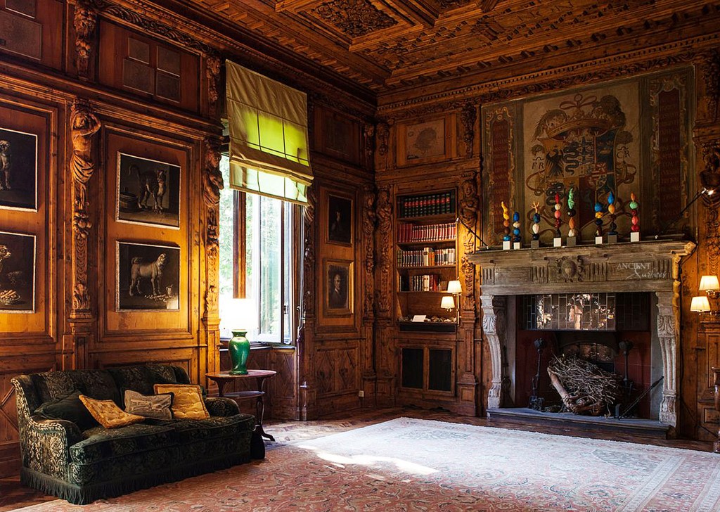 Breathing room in your Living Room- Antique Stone Fireplace, the ...