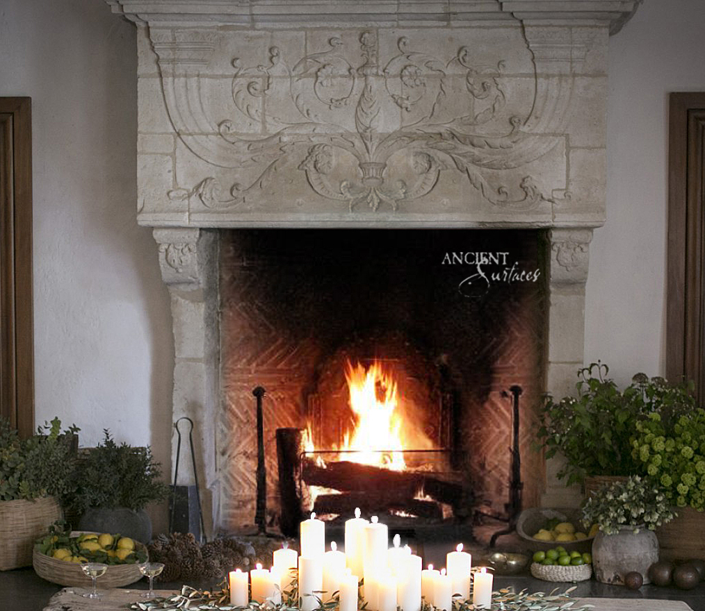 french farmhouse fireplace – Antique Fireplaces