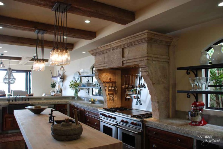 Crafting Culinary Magic with Ancient Limestone Kitchen Hoods by Ancient ...