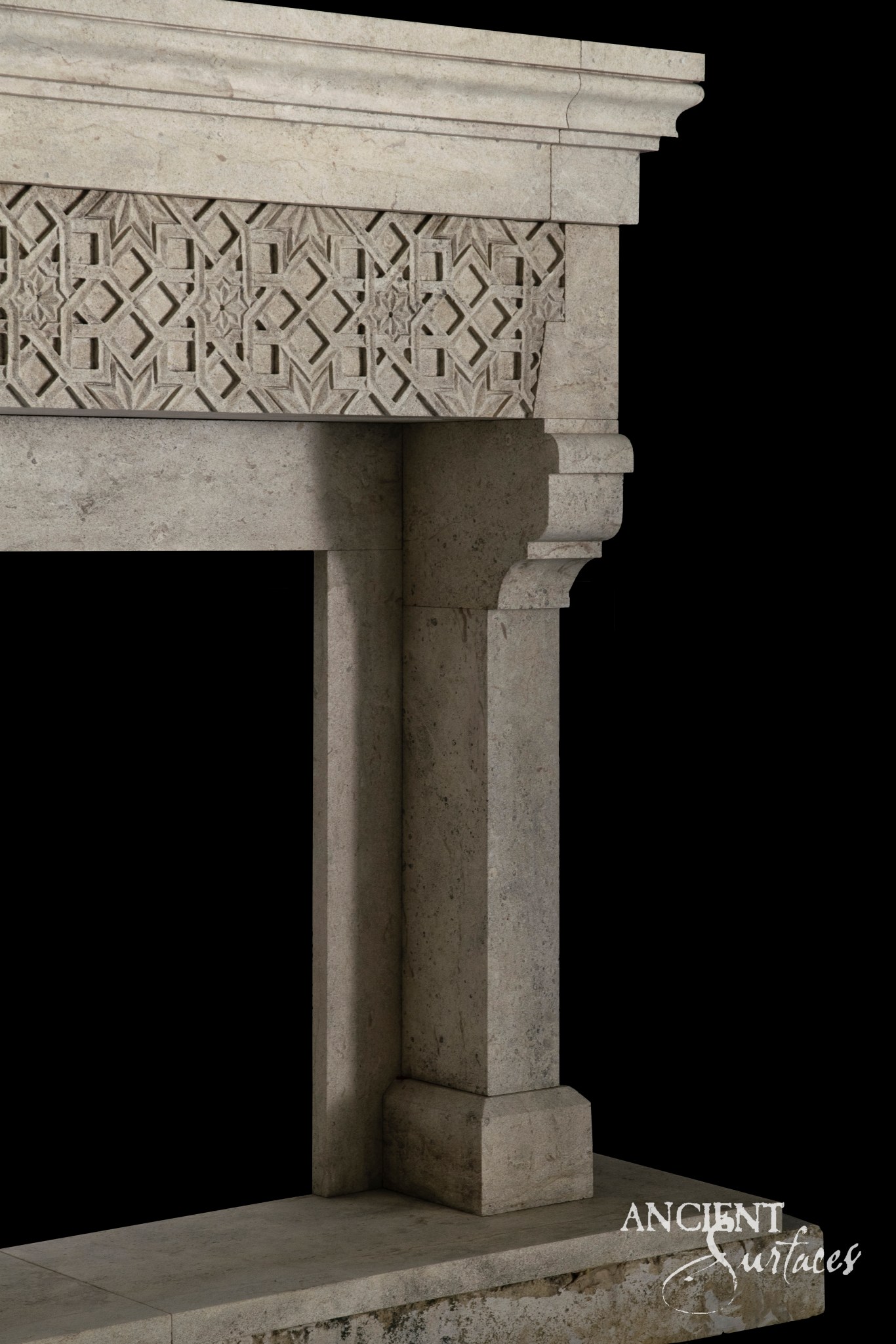 The Art of Elegance: Carved Limestone Mantles from Ancient Surfaces