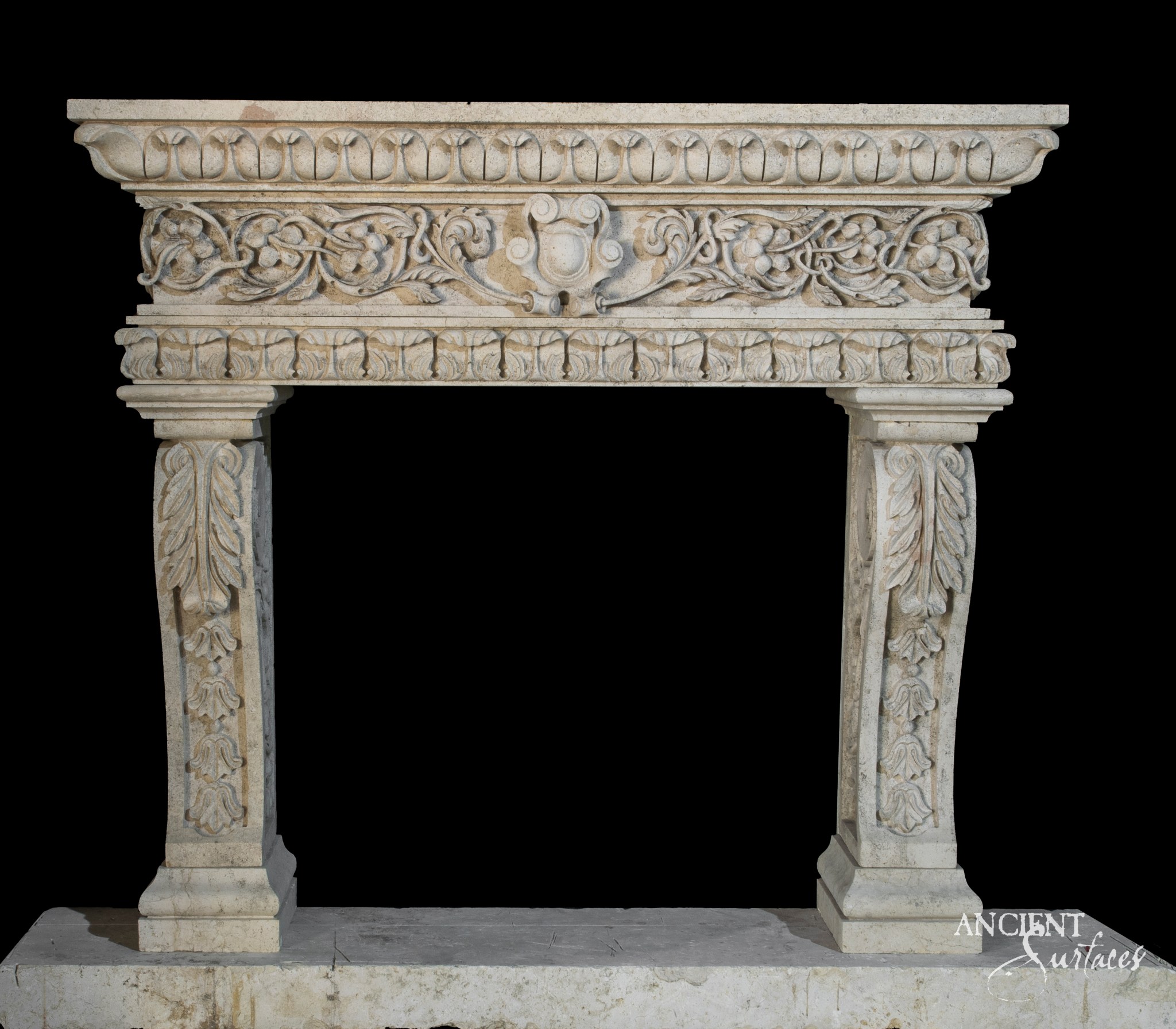The Art of Elegance: Carved Limestone Mantles from Ancient Surfaces